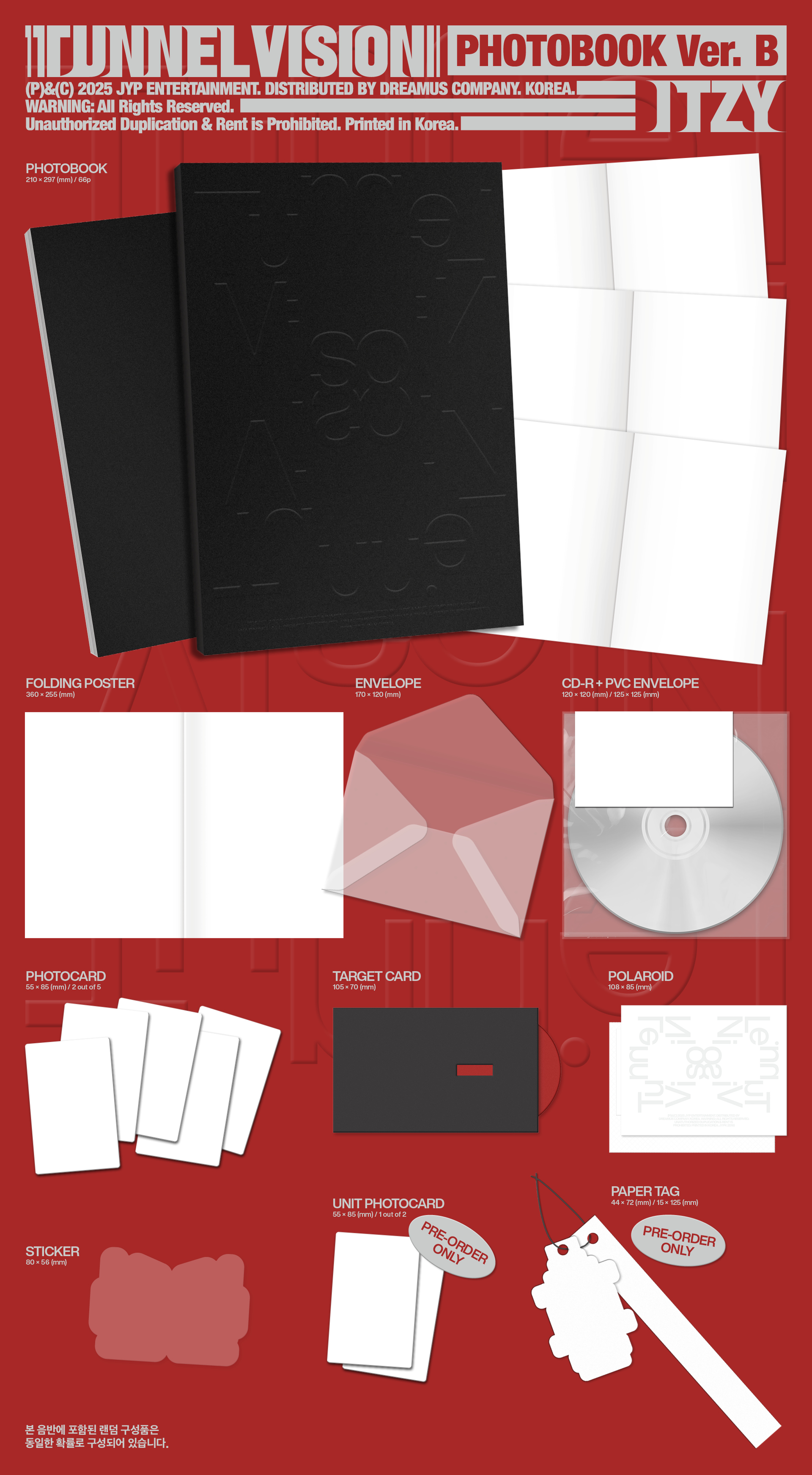 [POB AM] ITZY - TUNNEL VISION - Mini Album Vol.11 (Photobook ver.) > TAIYOU